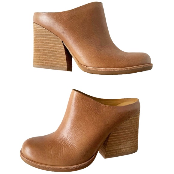 Kork-Ease | Shoes | Korkease Womens Challis Brown Leather Heeled Mule 8 ...